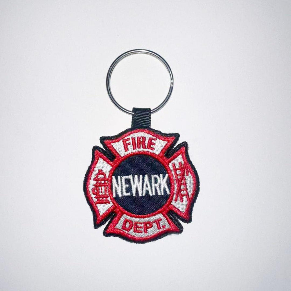 Newark Fire Department Maltese Cross, Embroidered Patch 2.5" x 2.5" Ke ...